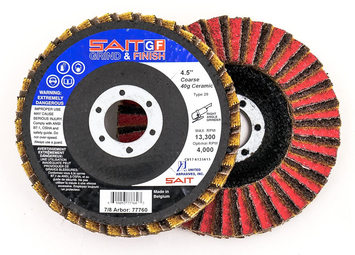 SAIT GF Grind & Finish Flap Discs | United Abrasives SAIT GF Grind & Finish Flap Discs | United Abrasives